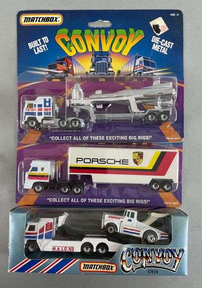 Group of Matchbox Convoy Die-Cast Tractor Trailers - Matthew Bullock ...