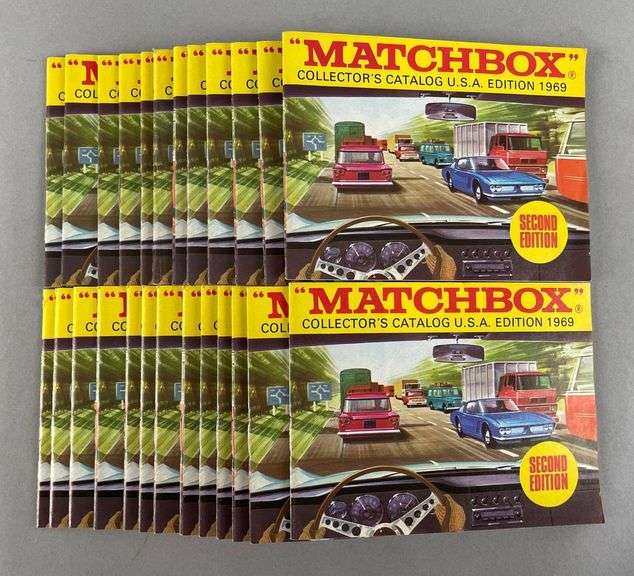Group of Matchbox 1969 Second Edition Die-Cast Vehicle Catalogs ...