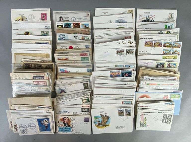 Large Group of First Day Cover Stamped Envelopes - Matthew Bullock ...