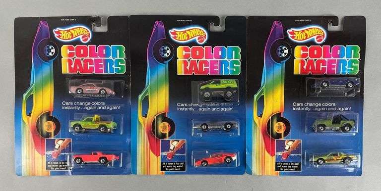 Group of Mattel Hot Wheels Color Racers - Matthew Bullock Auctioneers