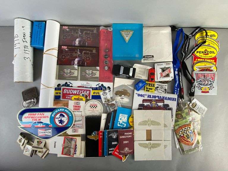 Group of Assorted Indianapolis 500 Racing Items - Matthew Bullock ...