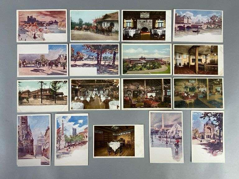 Postcards - 17 Landscapes and More - Matthew Bullock Auctioneers