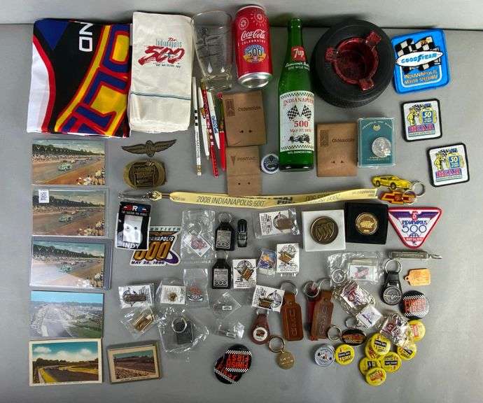 Group of Assorted Indianapolis 500 Items and More - Matthew Bullock ...
