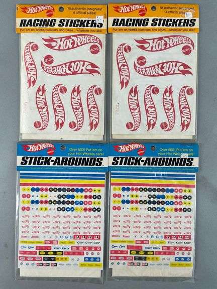 Group of Mattel Hot Wheels Die-Cast Vehicle Stickers - Matthew Bullock ...