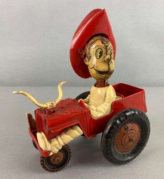 Vintage Marx Windup Sheriff Sam and his Whoopee Car - Matthew Bullock ...