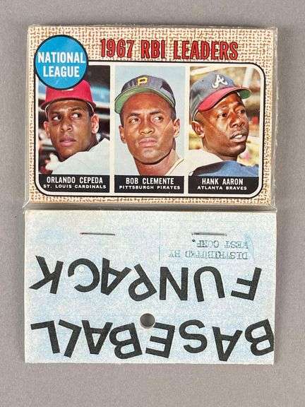 1968 Topps Baseball West Corps. Cello Fun Pack - Matthew Bullock ...