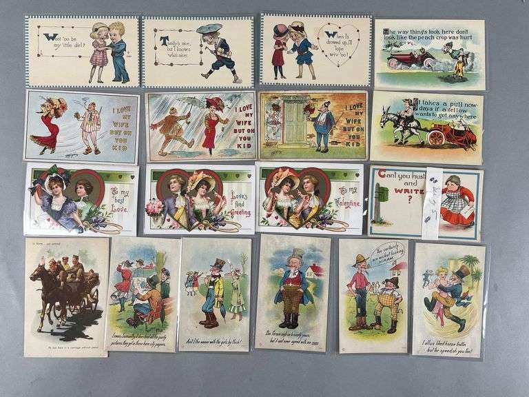 Postcards - 70+ Comic - Matthew Bullock Auctioneers