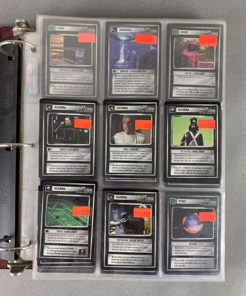 Group of 200+ Star Trek TNG Trading Cards - Matthew Bullock Auctioneers