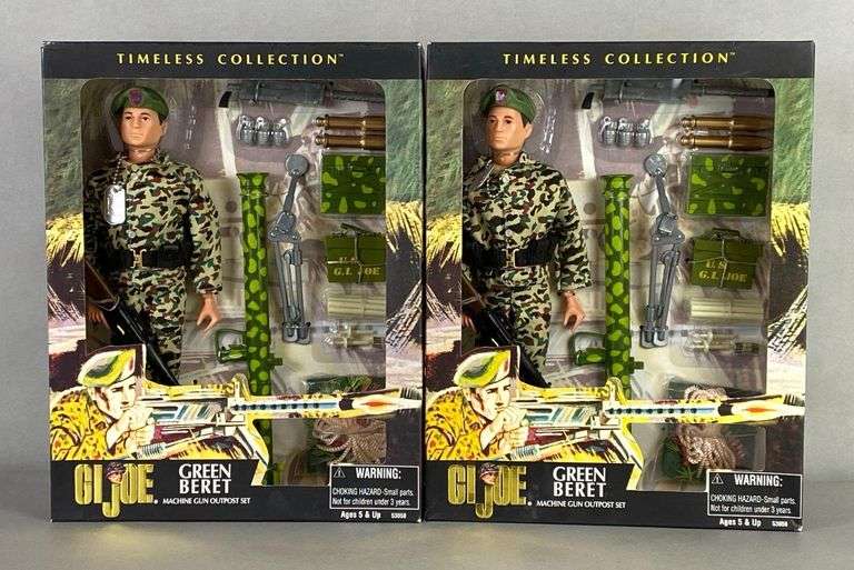 Group of 2 Hasbro G.I. Joe Timeless Collection Green Beret Action ...