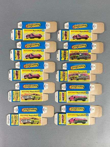 Group of 10 Matchbox G Type Boxes - Matthew Bullock Auctioneers