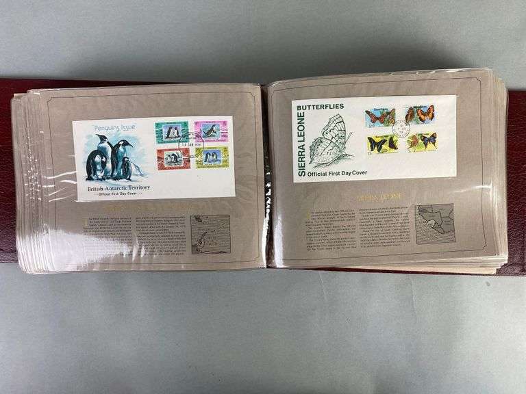 Group of First Day Cover Binder Collection - Matthew Bullock Auctioneers