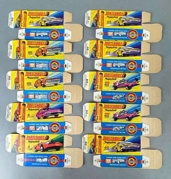 Group of 10 Matchbox Superfast H Type Boxes - Matthew Bullock Auctioneers