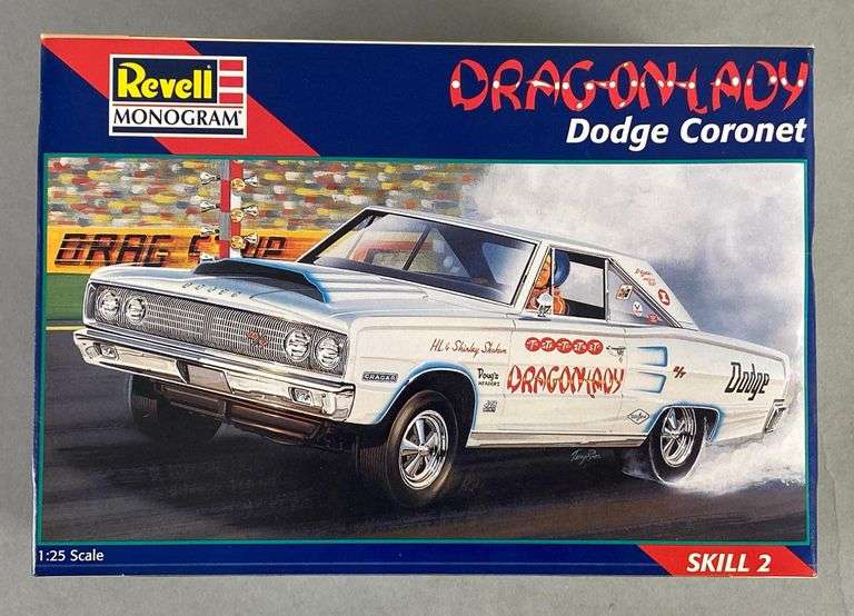 Revell Monogram Drag-On-Lady Dodge Coronet Plastic Model Kit - Matthew ...
