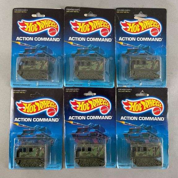 Group of Mattel Hot Wheels Action Command Die-Cast Vehicles - Matthew ...