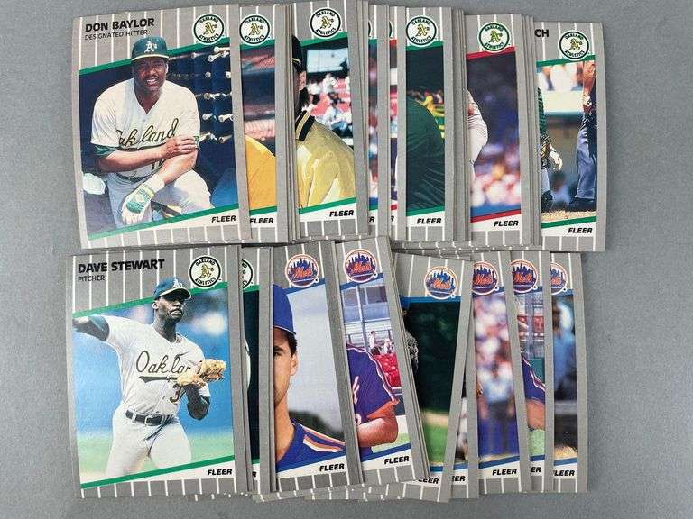 1989 Fleer Baseball Complete Set - Matthew Bullock Auctioneers
