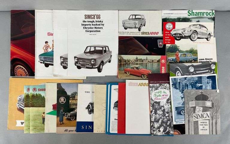 Group of Irish Import Dealership Advertising Brochures - Matthew ...