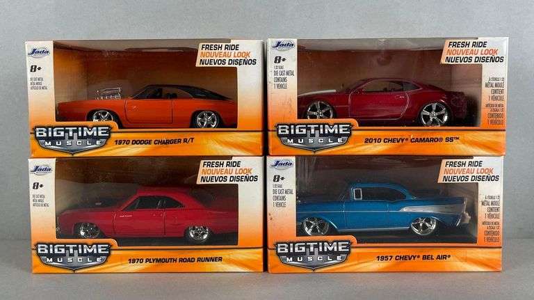 Group of 4 Jada Big Time Muscle Die-Cast Vehicles - Matthew Bullock ...