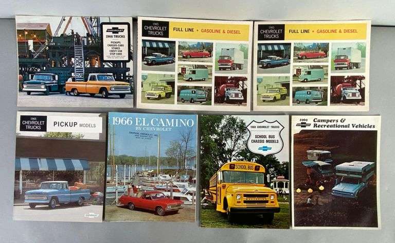 Group of 1960s Chevy Dealership Advertising Brochure - Matthew Bullock ...