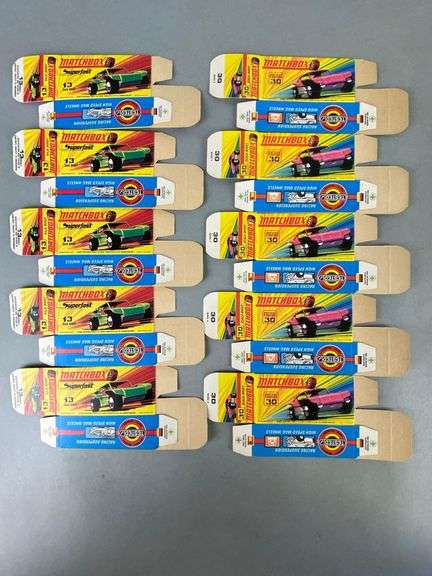 Group of 10 Matchbox H Type Boxes - Matthew Bullock Auctioneers