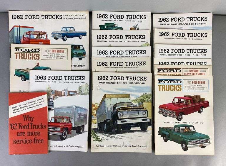 Group of 1960s Ford Dealership Advertising Brochure - Matthew Bullock ...