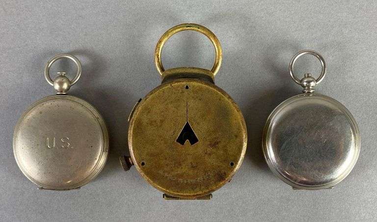 Group of 3 Compasses - Matthew Bullock Auctioneers