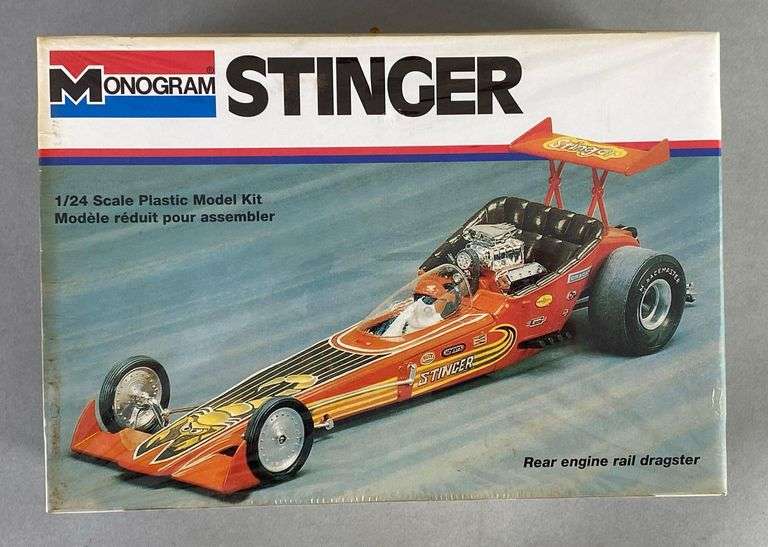 Monogram Stinger Rear Engine Rail Dragster Plastic Model Kit - Matthew ...