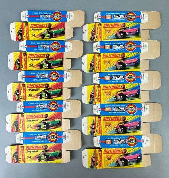 Group of 10 Matchbox H Type Boxes - Matthew Bullock Auctioneers