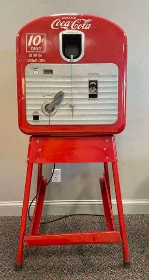 Rare 1940s Coca Cola Vendorlator Model 27 Vending Machine - Matthew ...