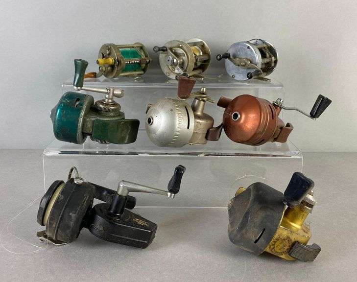 Group of 8 Vintage Fishing Reels - Matthew Bullock Auctioneers