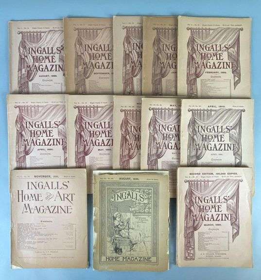 Group of Ingalls Home and Art Magazines - Matthew Bullock Auctioneers