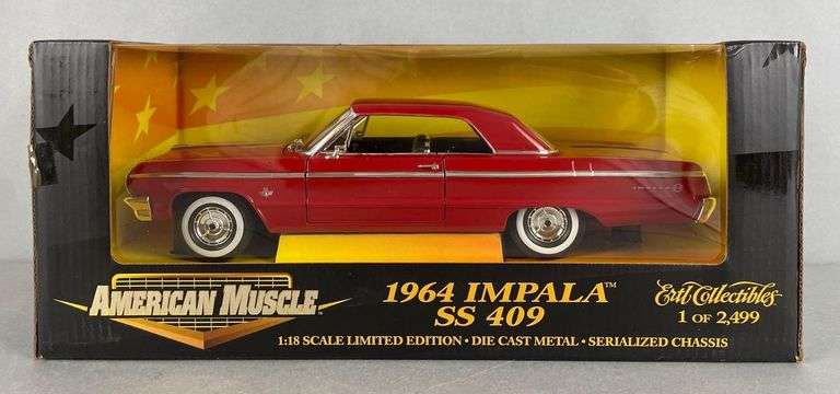 Limited Edition Ertl American Muscle 1964 Chevy Impala SS 409 Die-Cast ...