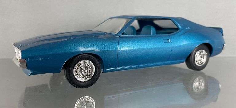 1971 AMC Javelin AMX Metallic Blue Dealership Promo Car - Matthew ...