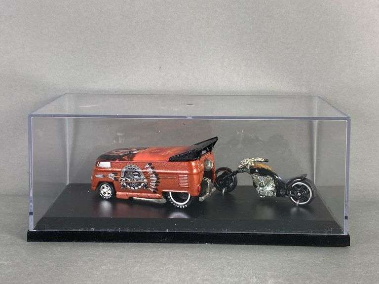 Mattel Hot Wheel Liberty Promotions Sturgis Die-Cast VW Bus and Chopper ...