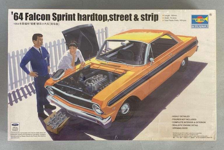 Trumpeter 64 Falcon Sprint Hardtop Street and Strip Plastic Model Kit ...
