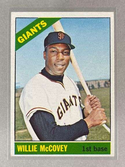 1966 Topps Willie McCovey #550 - Matthew Bullock Auctioneers