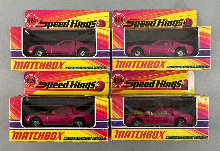 Group of Matchbox Speed Kings Lamborghini Miura Die-Cast Cars - Matthew ...