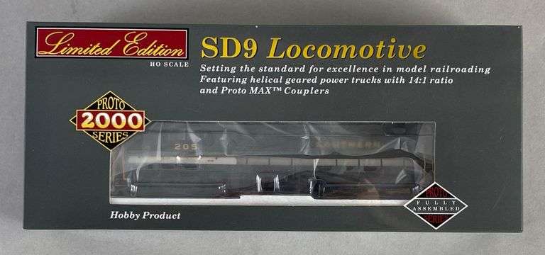 Proto 2000 Series HO Scale Southern EMD SD9 Locomotive - Matthew Bullock Auctioneers