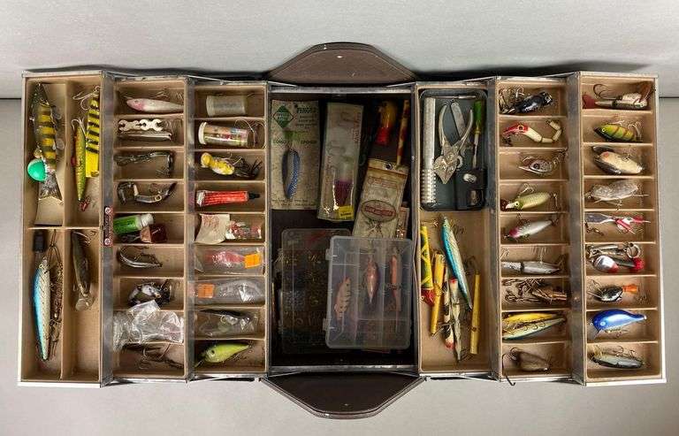 Vintage Kennedy Tackle Box with Fishing Tackle - Matthew Bullock ...