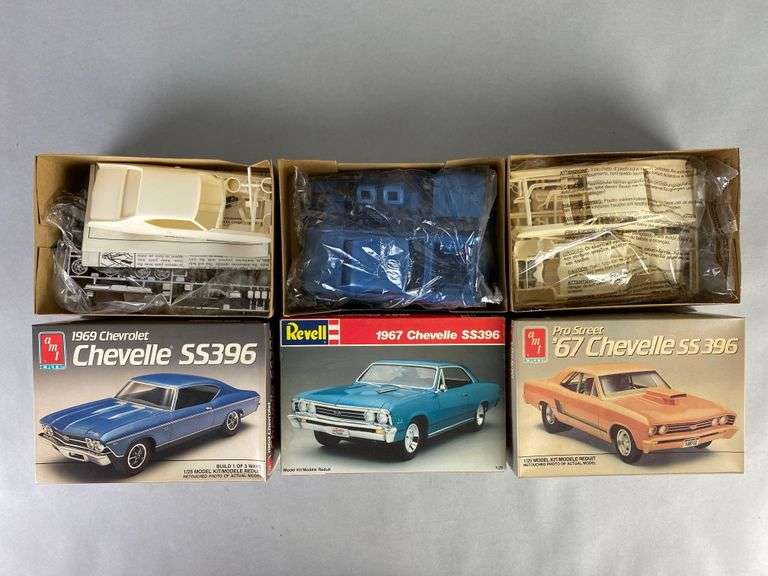 Group of 4 1960s Chevelle SS396 Plastic Model Kits - Matthew Bullock ...
