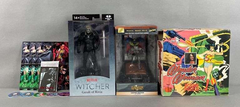 Group of Assorted Comic Book Items and More - Matthew Bullock Auctioneers