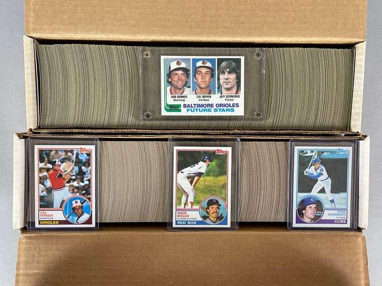 1982 Topps Baseball Complete Set + 1983 Topps Baseball Near Complete ...