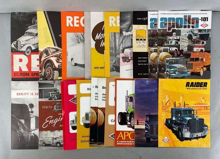Group of Diamond Reo Truck Dealership Advertising Brochures - Matthew ...