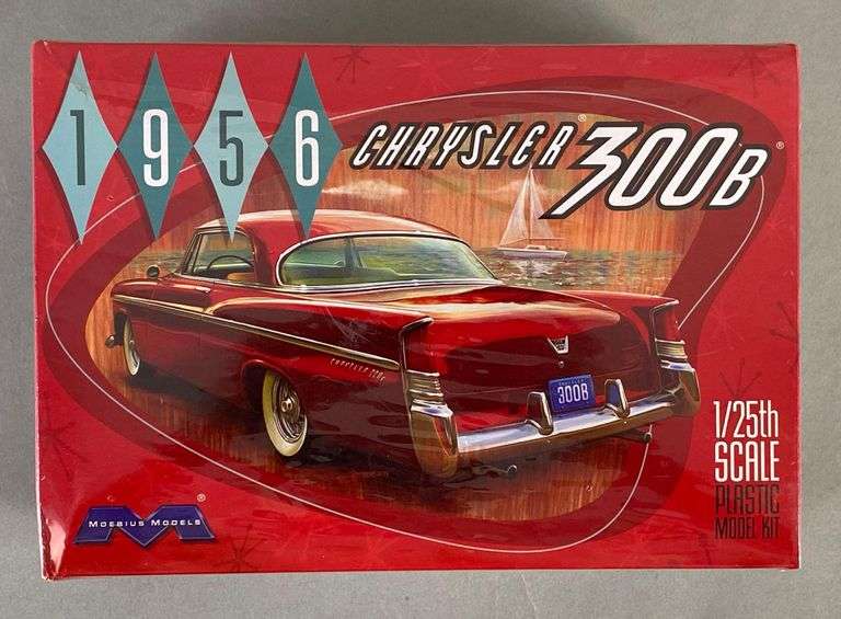 Moebius Models 1956 Chrysler 300B Plastic Model Kit - Matthew Bullock ...