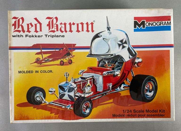 Monogram Red Baron with Fokker Triplane Plastic Model Kit - Matthew ...