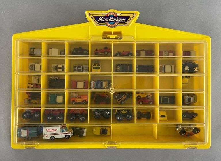 Galoob Micro Machines Case with Die-Cast Vehicles - Matthew Bullock ...