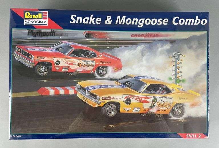 Revell Monogram Snake and Mongoose Combo Model Car Kit - Matthew ...