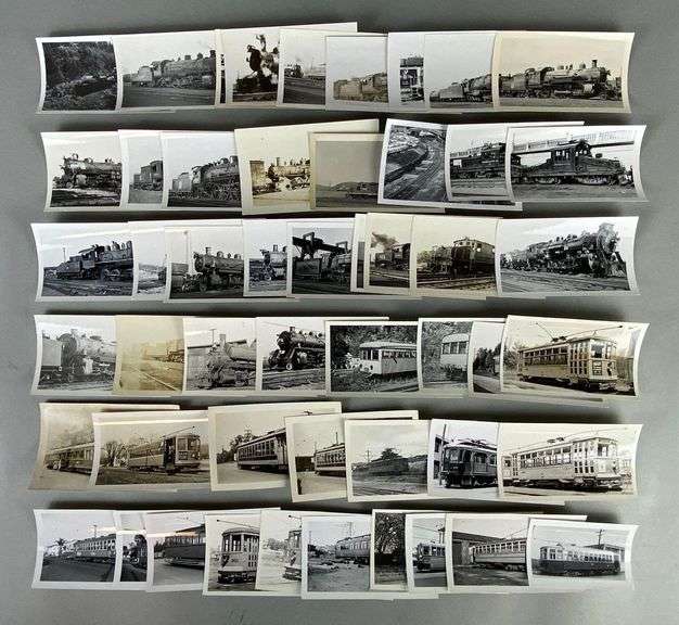 Group of 40+ Train/Railroad and Trolley Photographs - Matthew Bullock ...