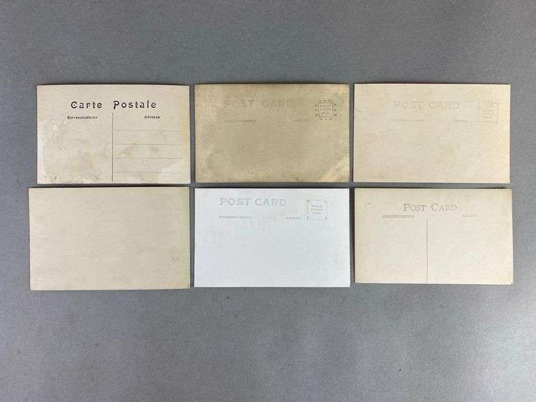 Postcards - 6 Real Photo Adult Risque - Matthew Bullock Auctioneers