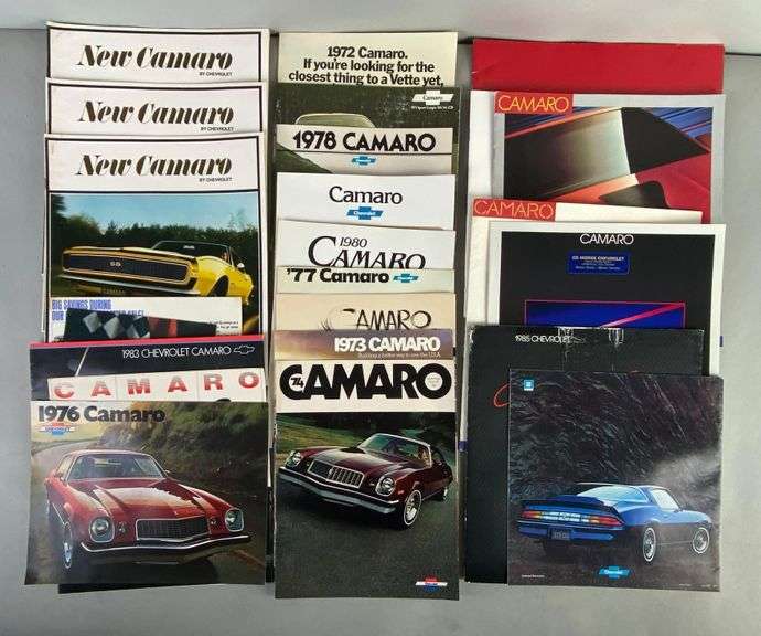 Group of 1960s/70s/80s Chevrolet Camaro Dealership Advertising ...
