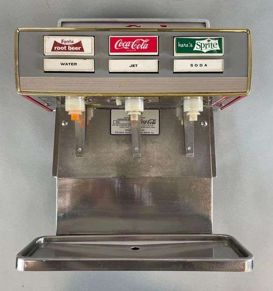 Vintage Coca-Cola 3 Tap Advertising Soda Fountain Dispenser - Matthew ...